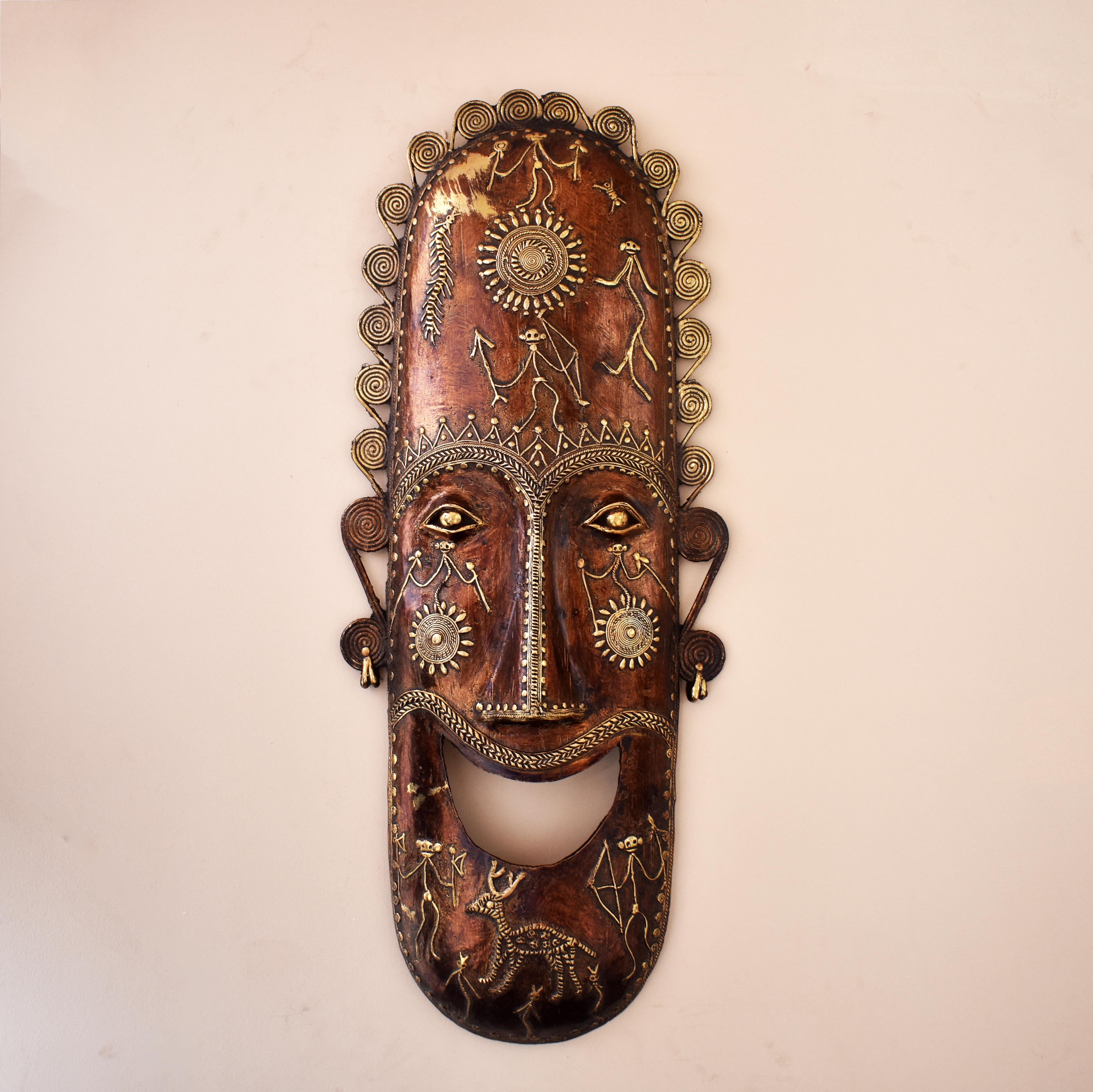 Bastar Art | Mask | Tribal Handicraft | Home decor | BW003 – Bastar Arts